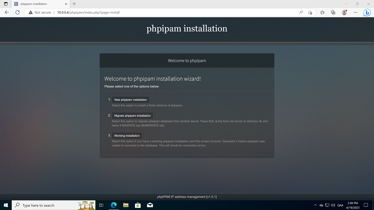 Ubuntu 22.04 LTS with phpIPAM Ubuntu 22.04 LTS with phpIPAM